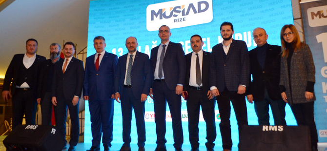 MÜSİAD Rize'de Recep Taylan Güven Tazeledi