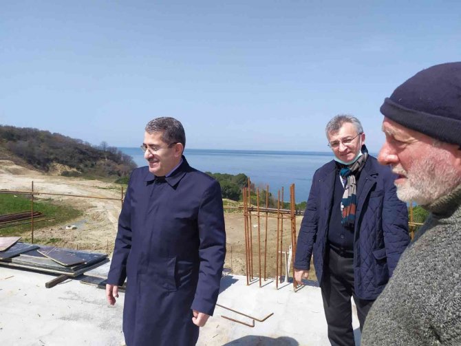 Rektör Cebeci’den Kampüs Cami İnşaatında İnceleme